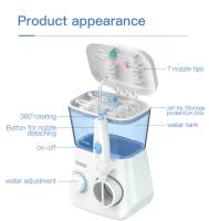 China OEM / ODM 600ml Countertop Oral Irrigator Teeth Whitening Cleaning for sale