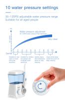 China OEM / ODM 600ml Countertop Oral Irrigator Teeth Whitening Cleaning for sale