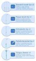 China OEM / ODM 600ml Countertop Oral Irrigator Teeth Whitening Cleaning for sale