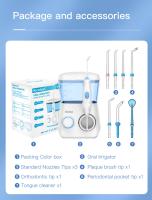 China OEM / ODM 600ml Countertop Oral Irrigator Teeth Whitening Cleaning for sale