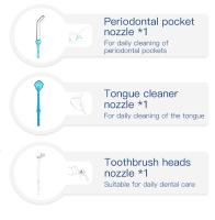 China ABS PC Oral Hygiene Water Flosser Teeth Whitening Clean 600ml for sale