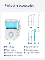 China ABS PC Oral Hygiene Water Flosser Teeth Whitening Clean 600ml for sale