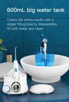 China Teeth Whitening Countertop Water Flosser 600ml Electric Jet for sale