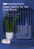 China 600ml Electric Jet Oral Hygiene Water Flosser 10+ Working Mode for sale