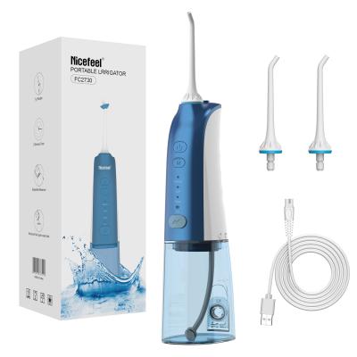 China Cordless Dental Oral Irrigator 150ml Water Tank Portable Teeth Cleaner USB Rechargeable for sale