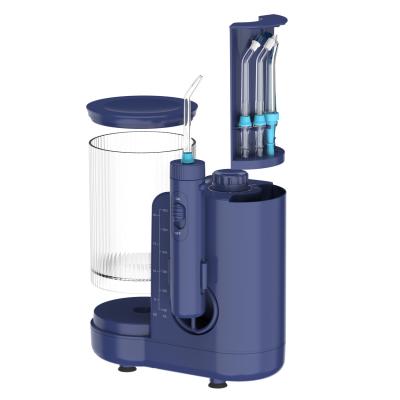 China Whitening Oral Care Countertop Water Flosser 600ml 10 Pressure Settings Teeth Cleaner for sale