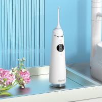 China OLED 300ml Countertop Water Flosser , 5 Working Modes Water Jet Dental Flosser for sale