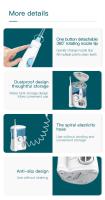 China Combo Electric Toothbrush IPX4 Countertop Water Flosser Teeth Whitening 600ml for sale