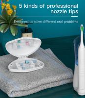 China Combo Electric Toothbrush IPX4 Countertop Water Flosser Teeth Whitening 600ml for sale