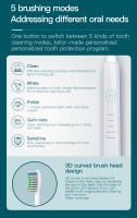 China Combo Electric Toothbrush IPX4 Countertop Water Flosser Teeth Whitening 600ml for sale