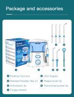 China Oralginal 600ml Electric Water Jet Dental Floss Countertop Oral Irrigator 10+ Modes for sale