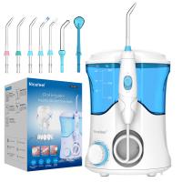 China 600ml Teeth Whitening Oral Irrigator Combo Electric Toothbrush IPX4 Countertop Water Flosser for sale