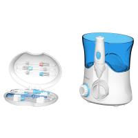 China 600ml Teeth Whitening Oral Irrigator Combo Electric Toothbrush IPX4 Countertop Water Flosser for sale