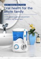 China Nicefeel Dental Water Flosser Oral Irrigator 150ml Tank 5W 6 Jet Tips Oral Care for sale