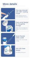 China Nicefeel Dental Water Flosser Oral Irrigator 150ml Tank 5W 6 Jet Tips Oral Care for sale