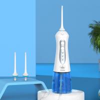 China 300ml IPX7 Cordless Portable Water Flosser Teeth Cleaner Oral Irrigator 360° Rotating Nozzle for sale
