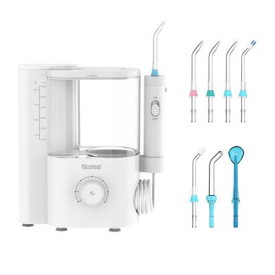 China Household Dental Water Flosser 100-240V 290ml/min Oral Irrigator Desktop Pulse Cleaner for sale