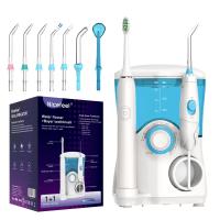 China 600ml Water Flosser Toothbrush Combo Oral Irrigator Electric Toothbrush 40000 VPM for sale