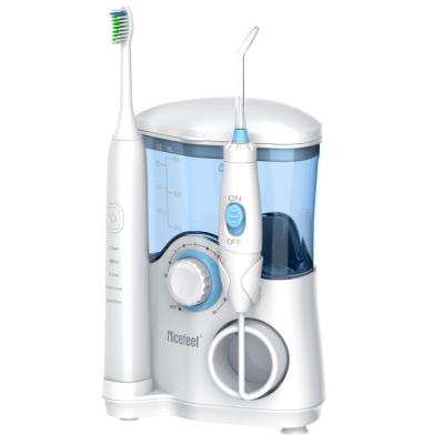 China 2 in 1 Dental Water Flosser Oral Irrigator 600ml Tank Teeth Cleaner for sale