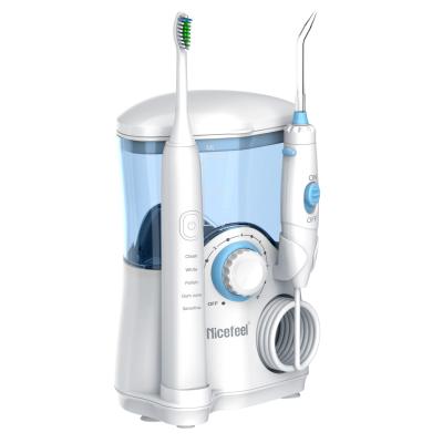China Nicefeel Home Ultrasonic Electric Toothbrush and Water Flosser Combo 1800 Times/Min 30-125 PSI for sale