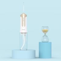 China Cordless Electric Water Flosser IPX7 300ml Portable Oral Irrigator Teeth Cleaner for sale