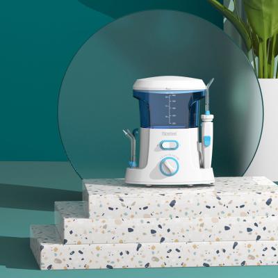 China 600ml Adjustable ABS Water Dental Flosser 100-240V Family Oral Spa White Blue for sale