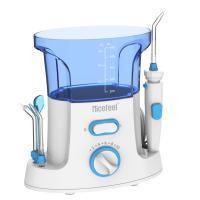 China 600ml Adjustable ABS Water Dental Flosser 100-240V Family Oral Spa White Blue for sale