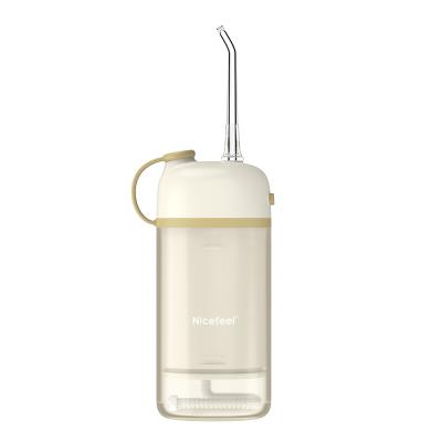 China IPX7 Portable Mini Water Flosser Teeth Cleaner Cordless Type C Rechargeable 300ml for sale