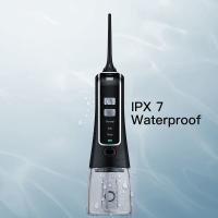 China Cordless Portable Water Flosser 300ml 3 Modes Electric Oral Irrigator for sale