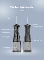 China Nicefeel 1400mAh Cordless Water Flosser Oral Irrigator 300ml Portable Dental Care for sale