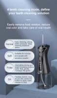China Nicefeel Cordless Oral Irrigator 300ml Water Flosser 4 Modes Type C Charging for sale
