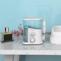 China 110-240V Cordless Tank Water Flosser 1000ml 3 Nozzle Types 2.5mm Oral Irrigator for sale