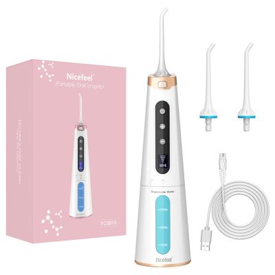 China Ozone Oral Irrigator 300ml Water Tank High Pressure Portable Therapeutic Water Flosser FC3810 for sale