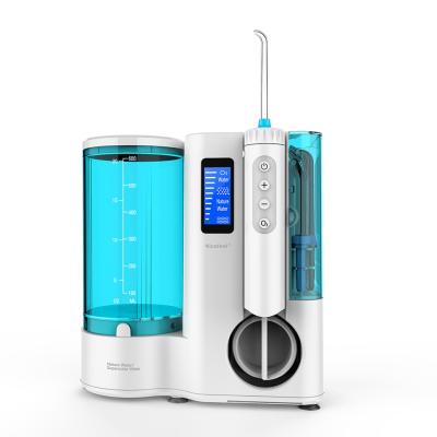 China White Ozone Oral Irrigator Dental Water Flosser 600ml 100-240V High Pressure LED for sale