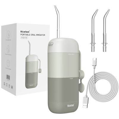 China 150ml Mini White Water Flosser 60 - 100PSI 14.1*7.4*4.9cm for sale