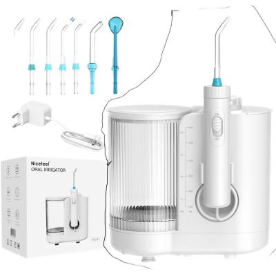 China White Countertop Water Flosser ABS Material 1.8m Cord Length for sale