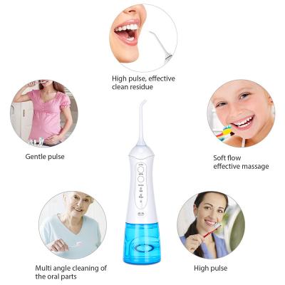 China IPX7 Waterproof Electric Dental Water Flosser Oral Irrigator 600ml Tank 3 Speeds for sale