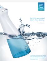 China All In One Electric Toothbrush and Water Flosser Oral Irrigator 3 Modes 3V for sale
