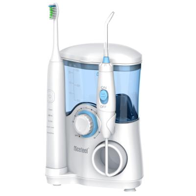 China Nicefeel FC168 Countertop Water Flosser 600ml 100-240V Desktop Oral Irrigator for sale
