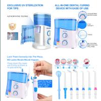 China IPX4 Water Flosser with UV Sterilizer 1250-1700 Times/Min Pulse Home Use for sale