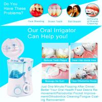 China Electric Countertop Water Flosser 600mL 25-125psi Oral Irrigator for Home Use for sale