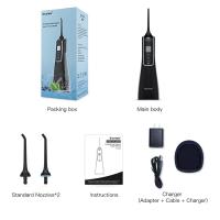 China Portable Wireless Charging Water Flosser Oral Irrigator IPX7 3 Modes Teeth Cleaning for sale