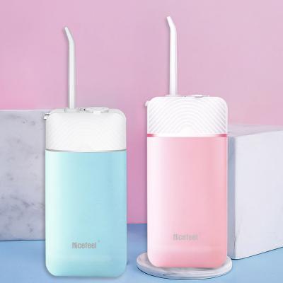 China Mini Collapsible Water Flosser 150ml Portable Oral Irrigator IPX7 Rechargeable Dental Flosser for sale