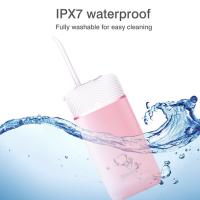 China Mini Collapsible Water Flosser 150ml Portable Oral Irrigator IPX7 Rechargeable Dental Flosser for sale