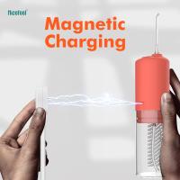 China Portable Electric Oral Irrigator Water Flosser 160ml IPX7 Rechargeable Cordless Dental Cleaner for sale