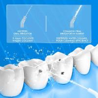China Portable Electric Oral Irrigator Water Flosser 160ml IPX7 Rechargeable Cordless Dental Cleaner for sale