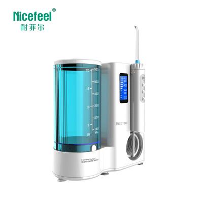 China Nicefeel FC3680 600ml Ozone Oral Irrigator Electric Water Pick 10 Pressure Settings for sale