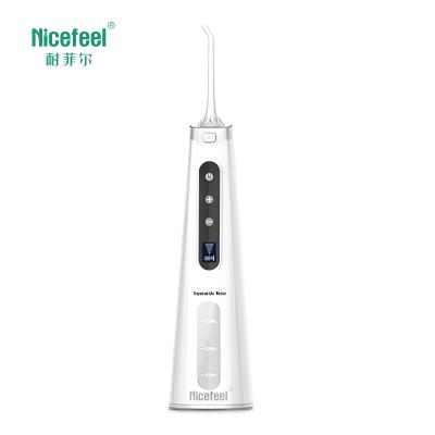 China Nicefeel FC3810 250ml IPX7 Ozone Water Flosser 8 Pressure Settings for sale