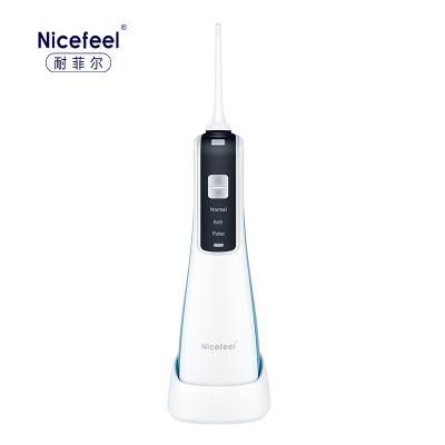 China Wireless Charging 170ml Nicefeel Water Flosser Portable Oral Irrigator for sale
