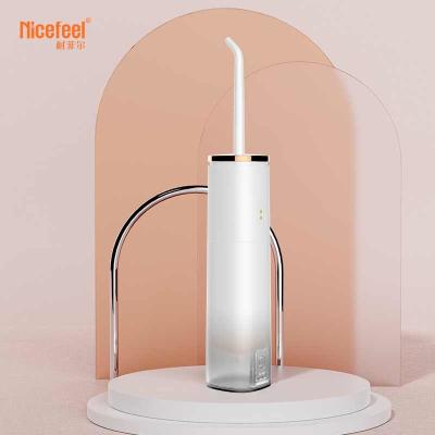 China Mini Water Flosser Rechargeable IPX7 80ml Portable Oral Irrigator for Teeth Cleaning for sale